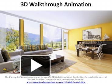 PPT – 3D Walkthrough Animation PowerPoint presentation | free to ...
