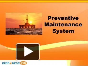 Preventive maintenance presentation | free to download