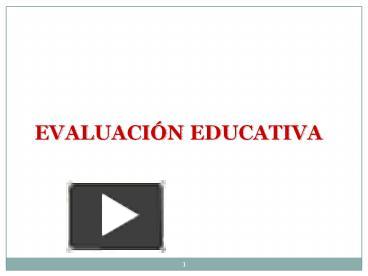 PPT – TALLER DE EVALUACI PowerPoint presentation | free to view - id ...