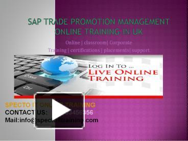 PPT – sap tpm online training in uk PowerPoint presentation | free to ...