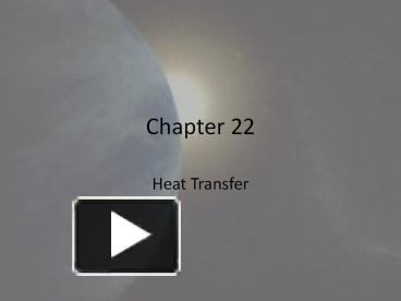 PPT – Heat Transfer PowerPoint presentation | free to view - id: 7dd039 ...
