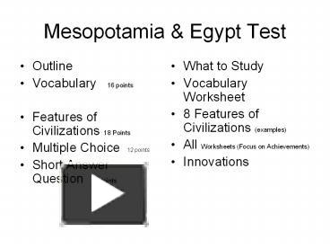 PPT – Mesopotamia PowerPoint presentation | free to download - id ...
