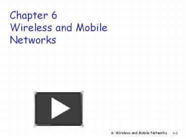 PPT – Chapter 6 slides, Computer Networking, 3rd edition PowerPoint ...