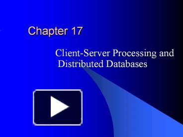 PPT – Client-Server Processing and PowerPoint presentation | free to ...