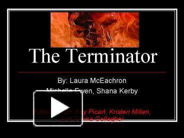 The Terminator presentation | free to download
