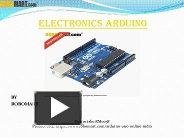 PPT – Buy Electronics Arduino (1) PowerPoint presentation | free to ...