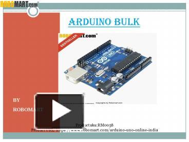 PPT – Buy Arduino Bulk PowerPoint presentation | free to download - id ...