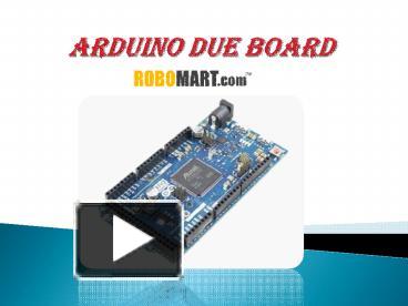 Buy Arduino Due India by Robomart presentation | free to download