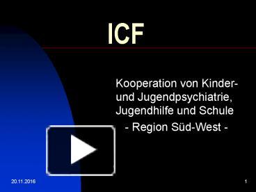 PPT – ICF PowerPoint presentation | free to download - id: 7e240d-YzMyN