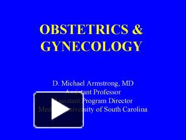 OBSTETRICS presentation | free to view