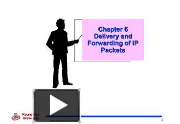 Chapter 6 Delivery and Forwarding of IP Packets presentation | free to ...