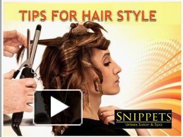 PPT – Tips for Hair style PowerPoint presentation | free to download ...