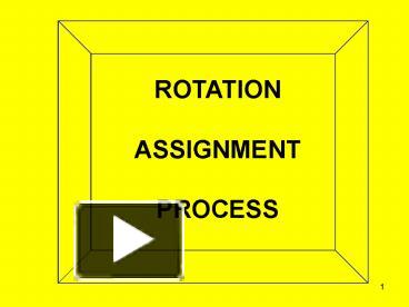 PPT – ROTATION PowerPoint presentation | free to view - id: 7e7af-ZDc1Z