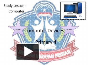 Computer Devices presentation | free to download