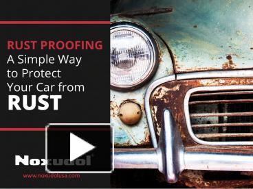 PPT – Simple Way to Protect Your Car from RUST PowerPoint presentation ...