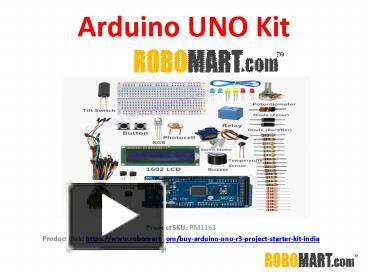 Arduino UNO Kit Price in India by Robomart presentation | free to download