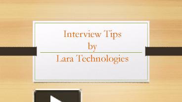 PPT – Lara Technologies (1) PowerPoint presentation | free to download ...