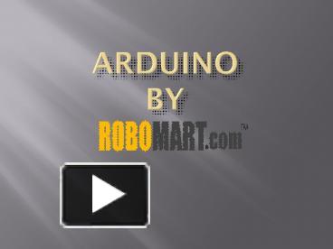 buy arduino india by robomart presentation | free to download