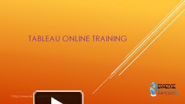 tableau overview presentation | free to download