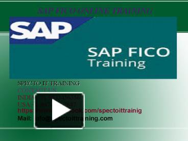 PPT – Sap fico online training in pune PowerPoint presentation | free ...