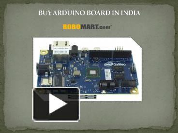 PPT – Buy Arduino Board In India PowerPoint presentation | free to ...