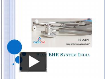 PPT – Best EHR System India PowerPoint presentation | free to download ...
