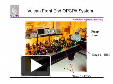 Rutherford Appleton Laboratory presentation | free to view