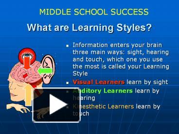 What are Learning Styles? presentation | free to view