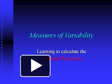 Measures of Variability presentation | free to download
