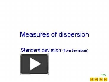 PPT – Measures of dispersion PowerPoint presentation | free to view ...