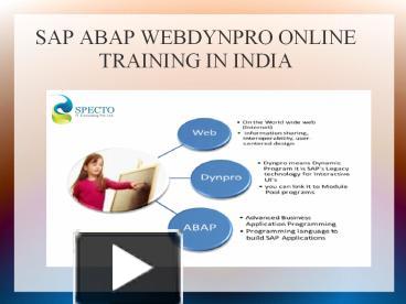 PPT – sap abap webdynpro online training in india PowerPoint ...
