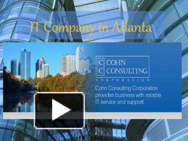 Atlanta IT company (1) presentation | free to download
