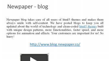 PPT – Best Html5 Themes PowerPoint presentation | free to download - id ...