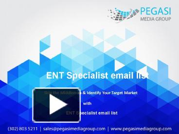 PPT – ENT Specialist email list PowerPoint presentation | free to ...