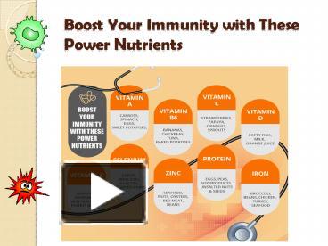 PPT – Boost Your Immunity with These Power Nutrients PowerPoint ...
