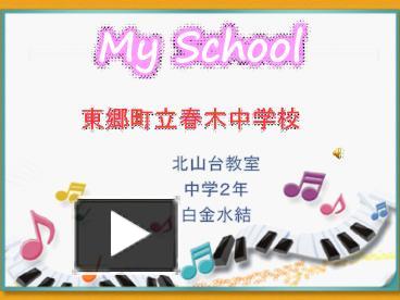 PPT – My School PowerPoint presentation | free to view - id: 7f4acb-YmM0Z