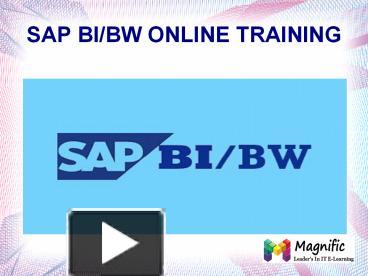 PPT – Sap BI/BW Online Training in UK PowerPoint presentation | free to ...