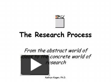 PPT – The Research Process PowerPoint presentation | free to view - id ...