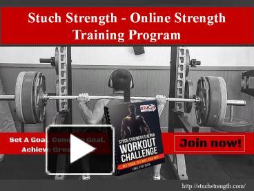 PPT – Stuch Strength - Online Strength Training Programs PowerPoint ...