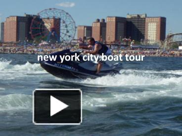 Statue of Liberty jet ski tour presentation | free to download