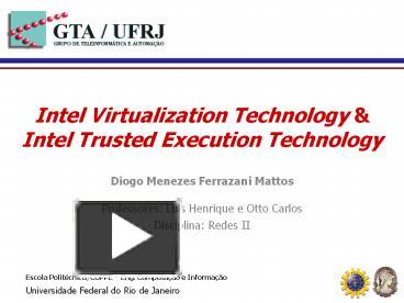 PPT – Intel Virtualization Technology PowerPoint presentation | free to ...