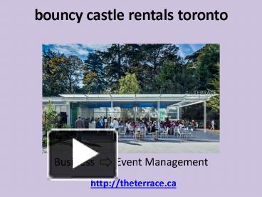 PPT – vaughan banquet halls PowerPoint presentation | free to download ...