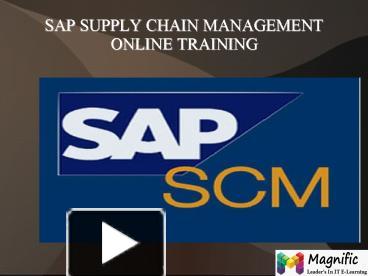 PPT – sap scm online training in canada PowerPoint presentation | free ...