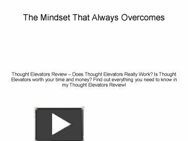 PPT – How To Develop Your Conscience PowerPoint presentation | free to ...