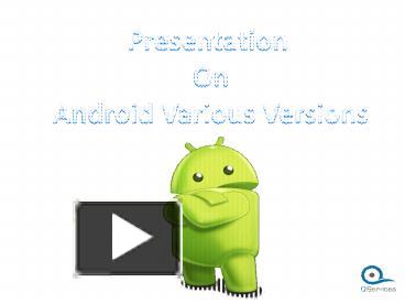PPT – Various Android Versions PowerPoint presentation | free to ...