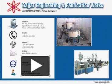 PPT – pvc mixer manufacturers,PVC Heater Cooler Mixer PowerPoint ...