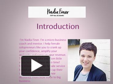 Nadia Finer (1) presentation | free to download