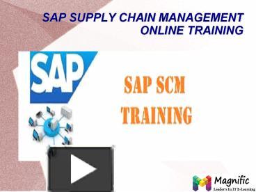 PPT – SAP SCM online training in UK PowerPoint presentation | free to ...