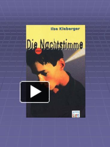 PPT – Ilse Kleberger "Die Nachtstimme PowerPoint presentation | free to ...
