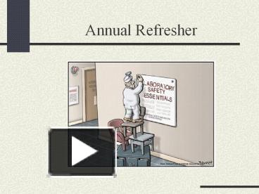 PPT – Annual Refresher PowerPoint presentation | free to download - id ...